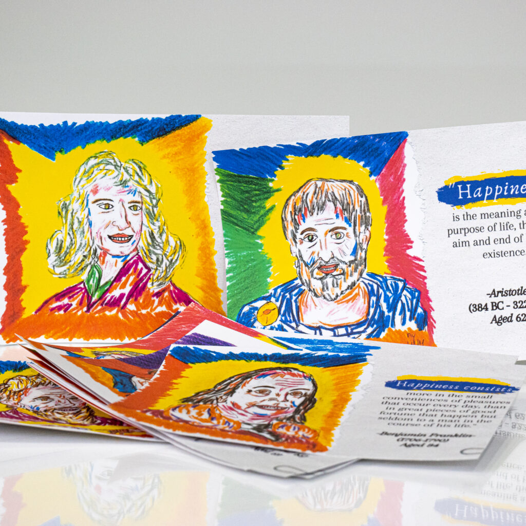 Happiness Postcards Full-Color